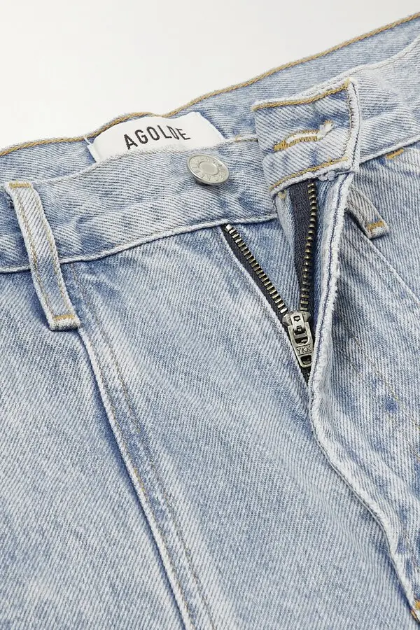 AGOLDE Net Sustain Cooper Cargo Mid-rise Straight-leg Organic Jeans