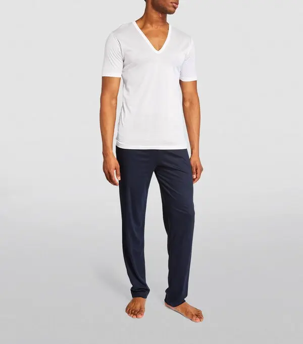 Zimmerli Cotton V-neck T-shirt