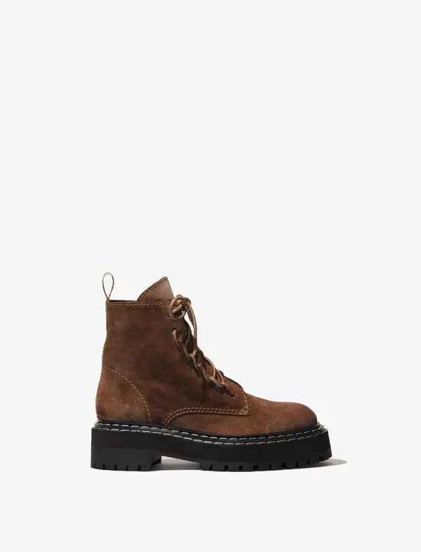 LUG SOLE PLATFORM COMBAT BOOTS