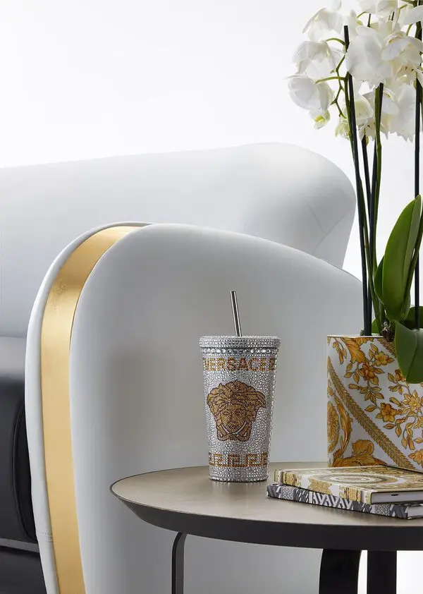 Versace Crystal Medusa Travel Cup