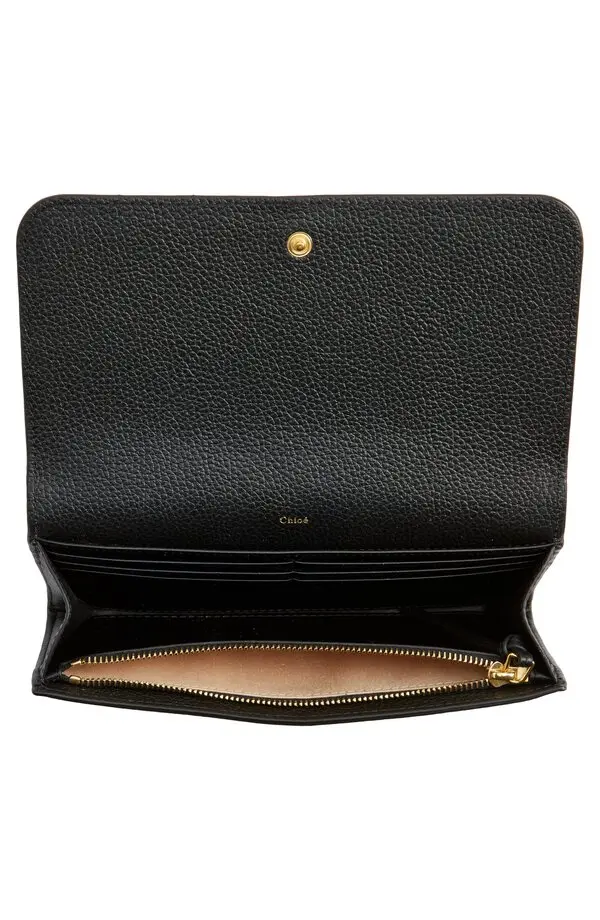 Chloé Marcie Leather Long Wallet