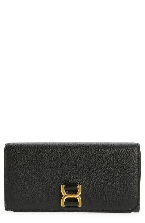 Chloé Marcie Leather Long Wallet