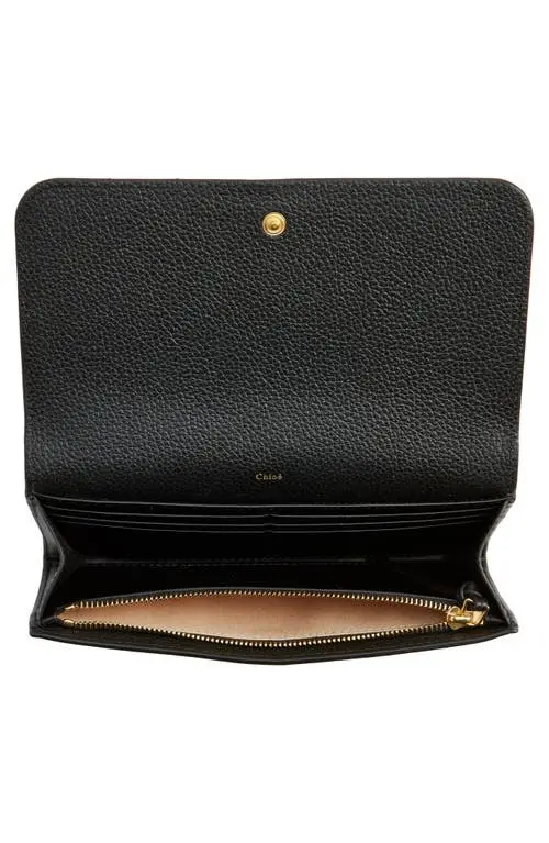 Chloé Marcie Leather Long Wallet
