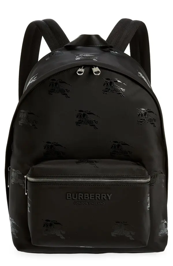 Burberry Jett Equestrian Knight Nylon Backpack