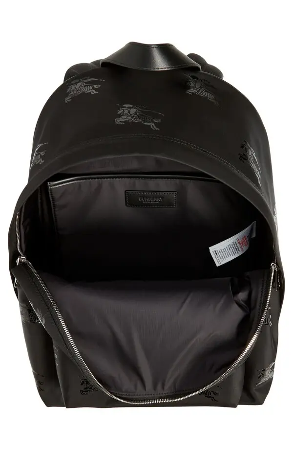 Burberry Jett Equestrian Knight Nylon Backpack
