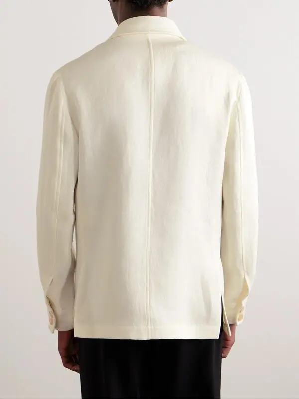 UMIT BENAN Linen-jersey Overshirt