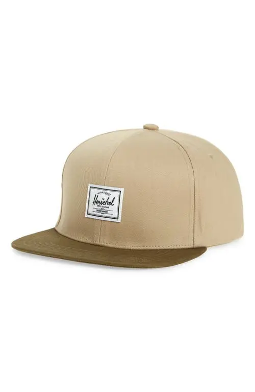 Herschel Supply Co. Whaler Baseball Cap - Irish Cream/ Ivy Green