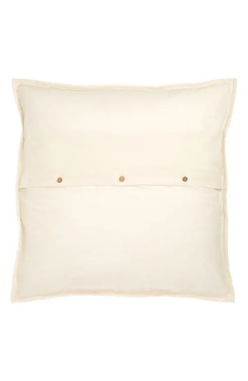 COYUCHI Hand Stitched Organic Cotton Sham - Undyed