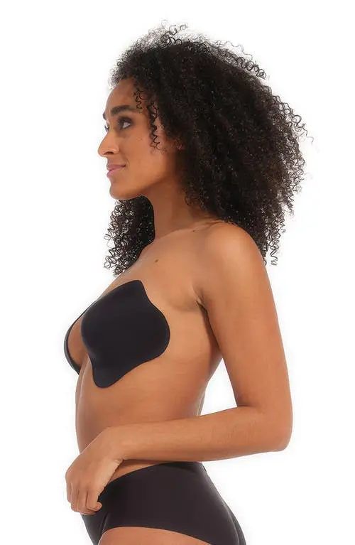 MAGIC BODYFASHION Ultimate Invisibles Backless Strapless Reusable Adhesive Breast Cups - Black