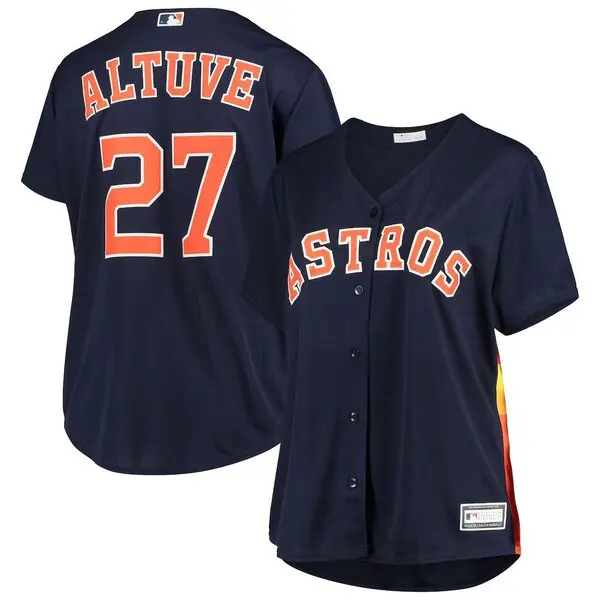 Profile Jose Altuve Houston Astros Alternate Replica Player Jersey