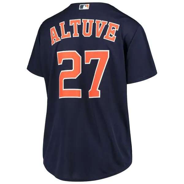 Profile Jose Altuve Houston Astros Alternate Replica Player Jersey