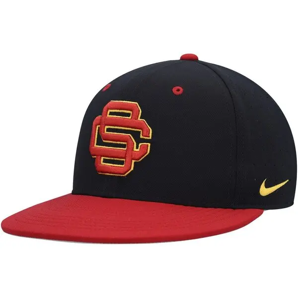 Nike Usc Trojans Aero True Baseball Performance Fitted Hat