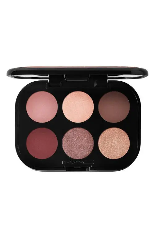MAC COSMETICS Connect In Color 6-pan Eyeshadow Palette - Embedded In Burgundy