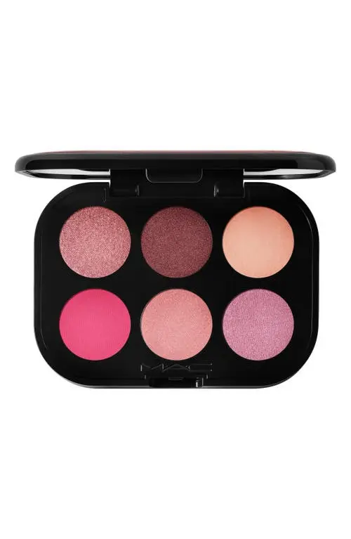 MAC COSMETICS Connect In Color 6-pan Eyeshadow Palette - Rose Lens