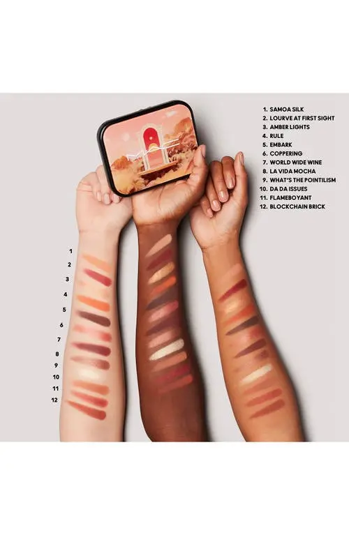 MAC COSMETICS Connect In Color 12-pan Eyeshadow Palette - Future Flame