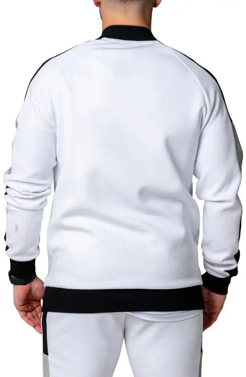 MACEOO Stretch Cotton Zip-up Track Jacket