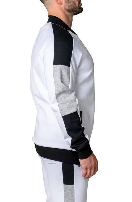 MACEOO Stretch Cotton Zip-up Track Jacket
