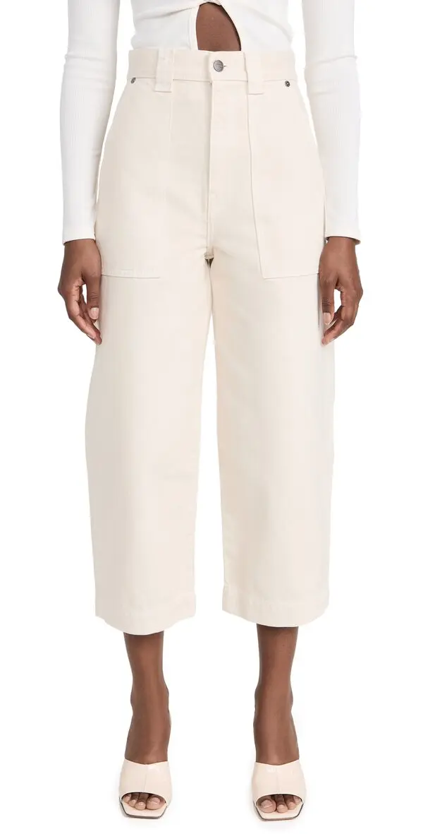 Khaite Hewey Cropped Jeans
