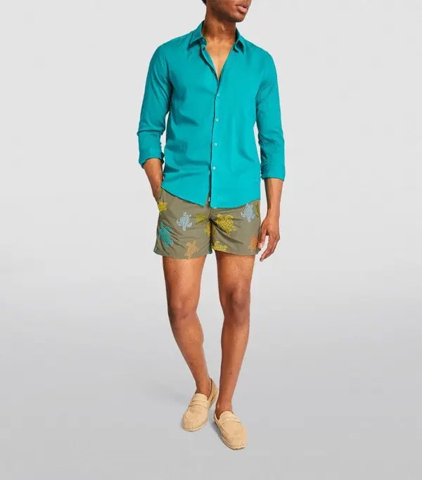 Vilebrequin Turtle Print Swim Shorts