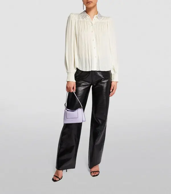 Alice + Olivia Embellished Calida Shirt