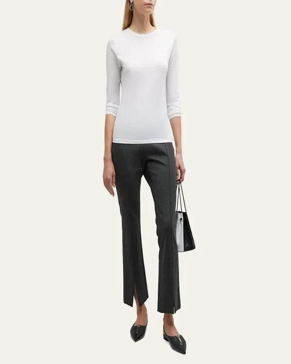 Theory Tiny Tee Long-sleeve T-shirt - White