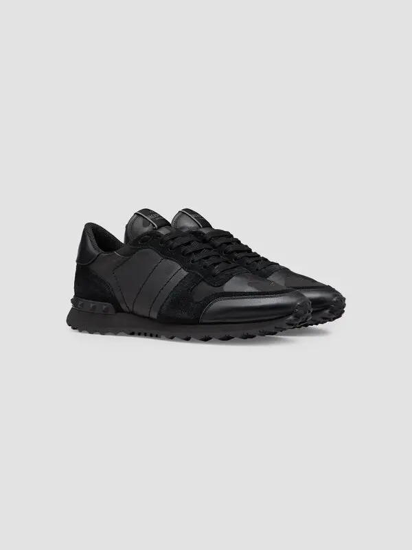 Valentino Garavani Camouflage Rockrunner Sneakers