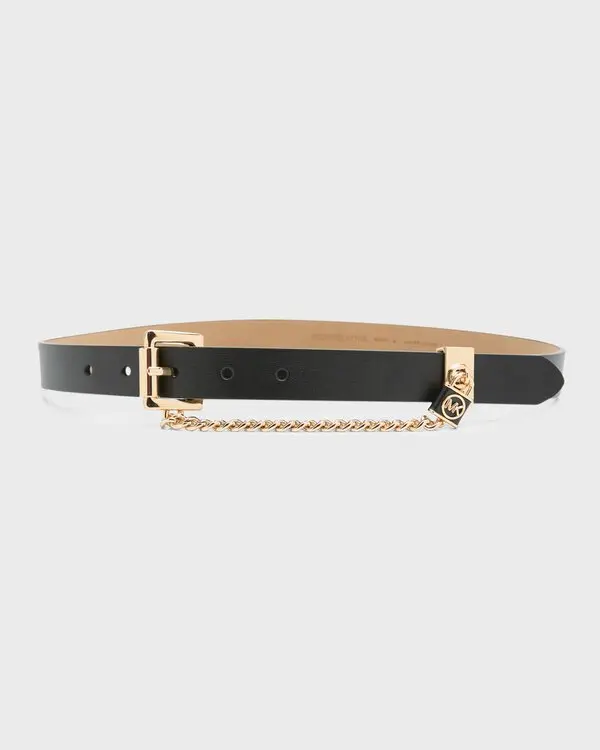 Michael Kors Swag Chain Belt - Black Gold | Editorialist display picture 1