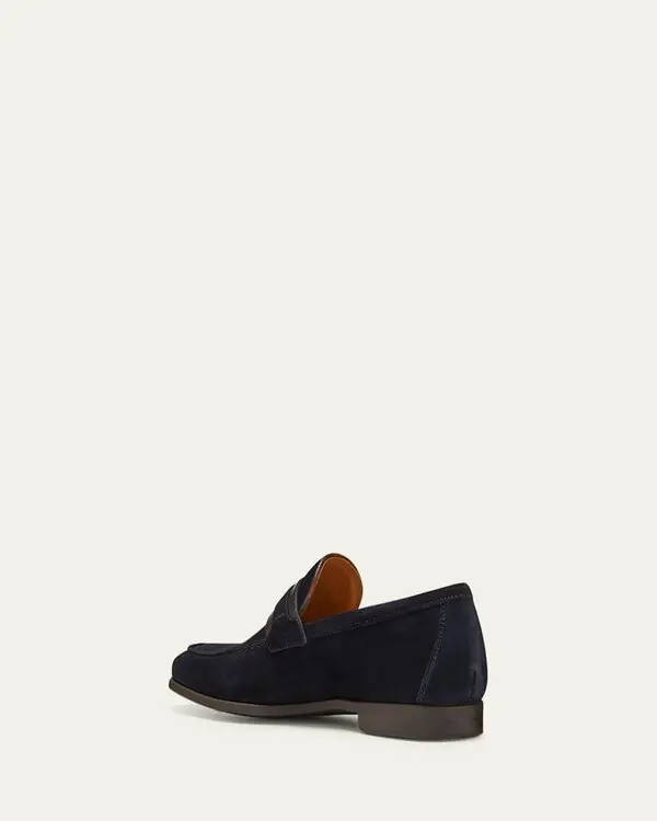 Magnanni Daniel Suede Penny Loafers
