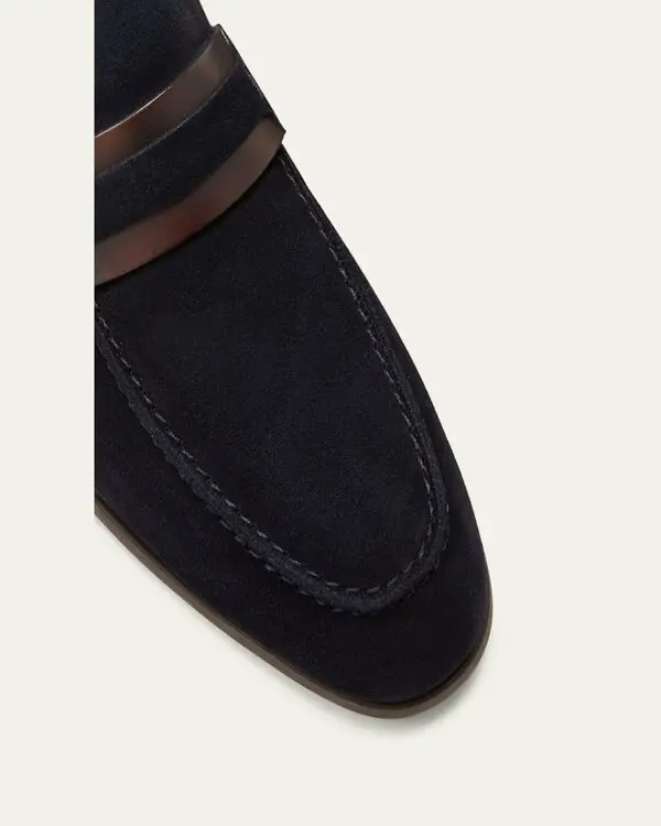 Magnanni Daniel Suede Penny Loafers