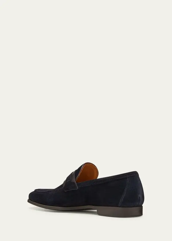Magnanni Daniel Suede Penny Loafers