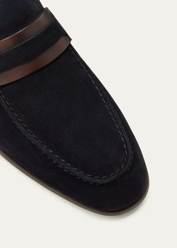 Magnanni Daniel Suede Penny Loafers
