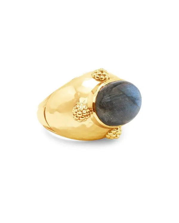 CAPUCINE DE WULF Cleopatra Labradorite Ring