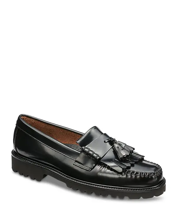 G.H.BASS G. H. Bass Layton Lug Weejun Tassel Loafers - Black