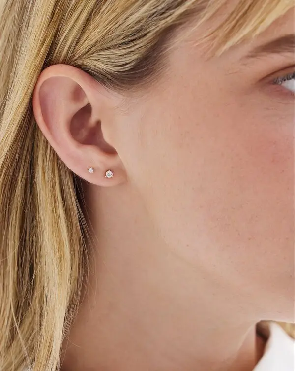 Ring Concierge Diamond Stud Earrings - 14k Yellow Gold