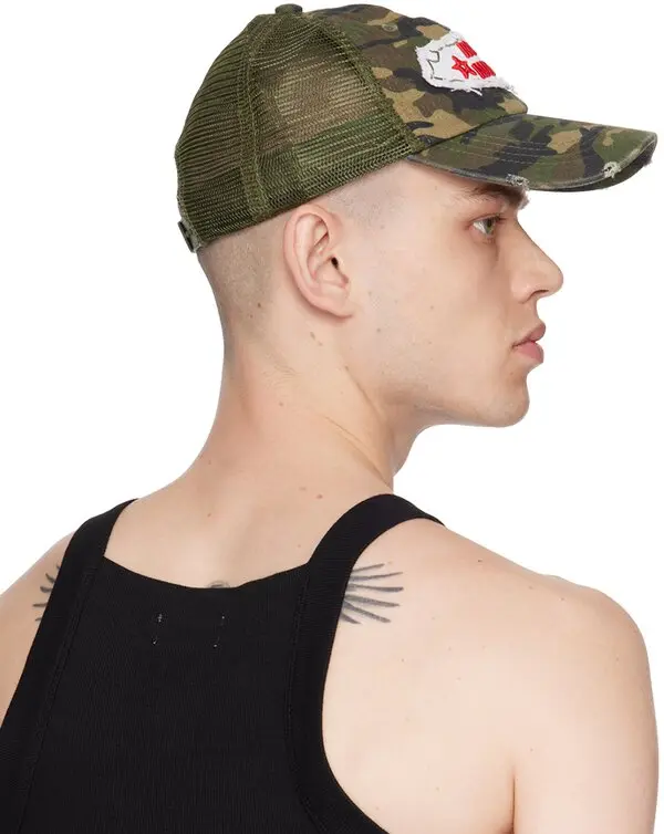 Raga Malak Khaki Cap In Camo - 42% Off | Editorialist