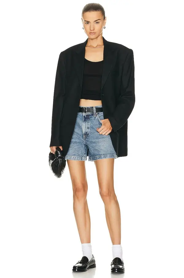 AGOLDE Magda Denim Shorts