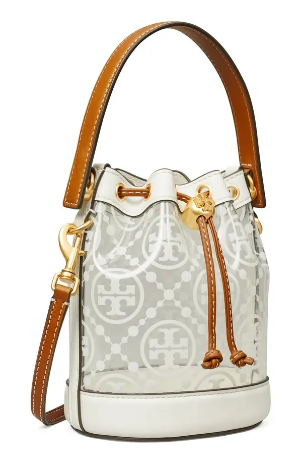 Tory Burch Mini T Monogram Bucket Bag