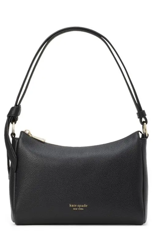 Kate Spade New York Pebbled Leather Medium Shoulder Bag - Black