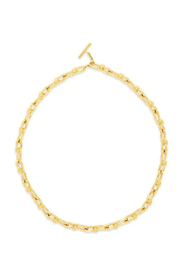 Rosetta Getty Small Twist Chain Necklace - Gold