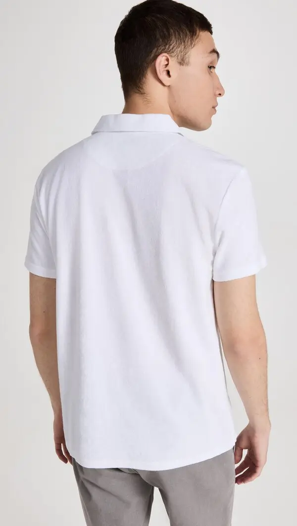 Vilebrequin Phoenix Terry Polo - Blanc