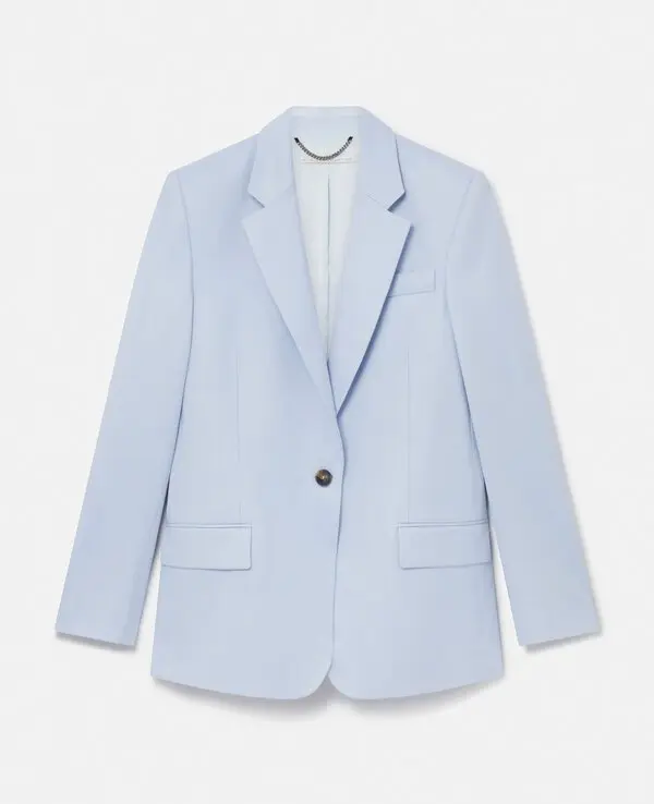 Stella McCartney Wool Flannel Slim Fit Boyfriend Blazer