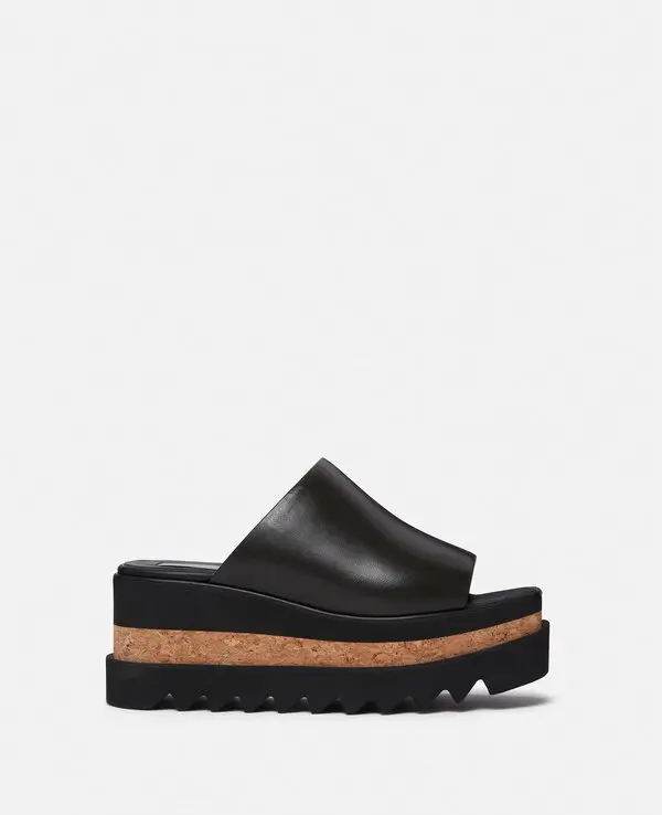 Stella McCartney Platform Sandals - Ebony Black
