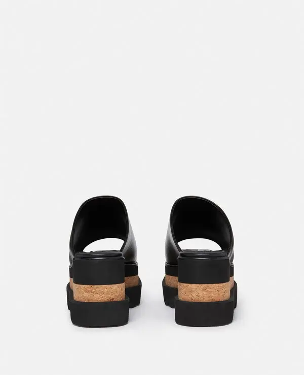 Stella McCartney Platform Sandals - Ebony Black