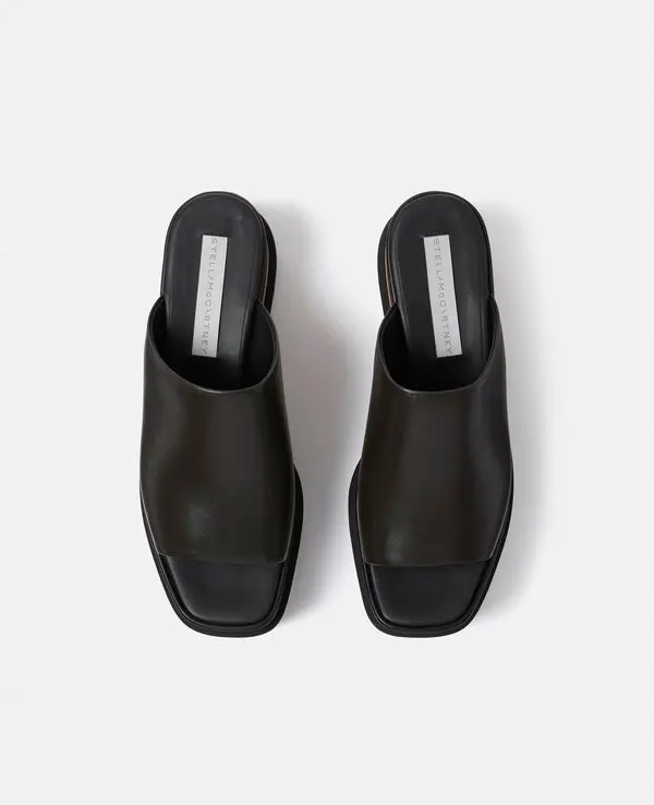 Stella McCartney Platform Sandals - Ebony Black