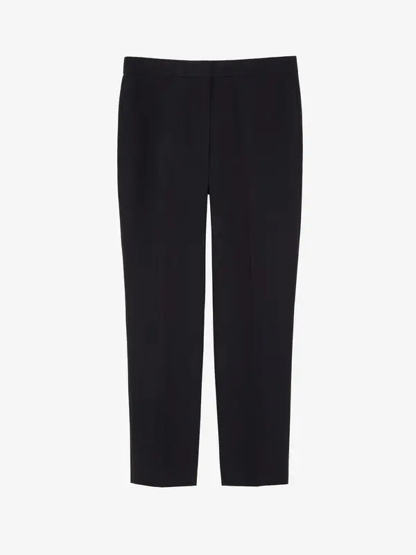 Alexander McQueen Leaf Crepe Cigarette Trousers