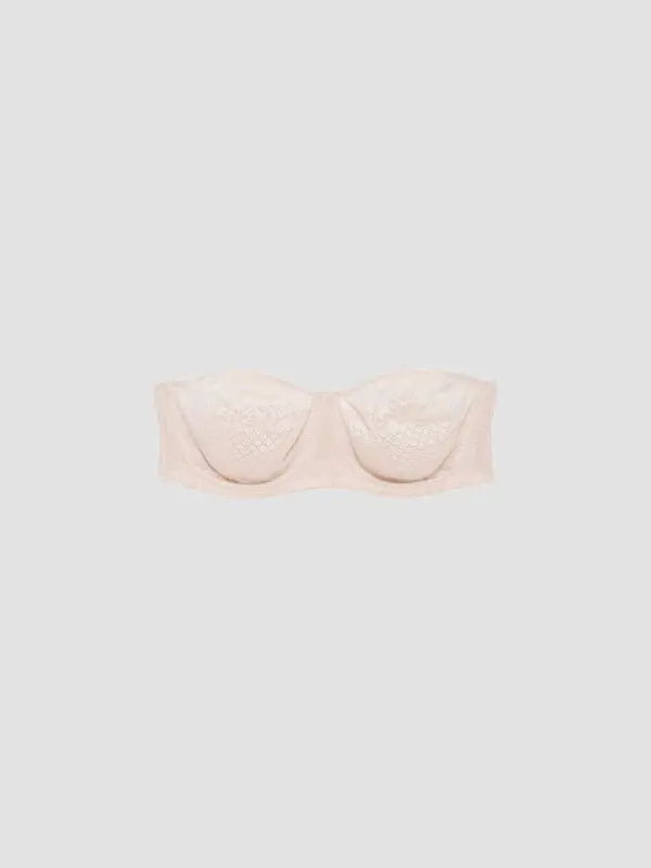 Wacoal Visual Effects Strapless Minimizer Bra - Sand