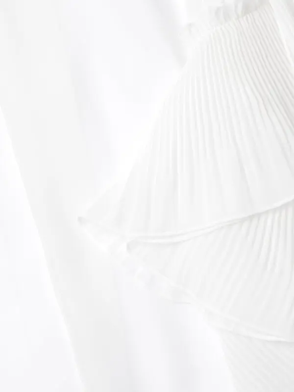 UNGARO Laura One-shoulder Ruffled Maxi Dress