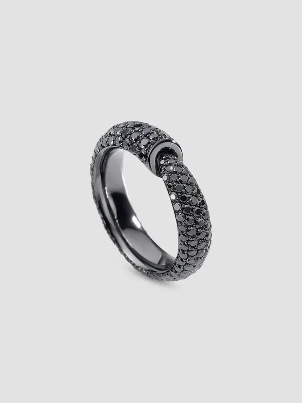 Vhernier Calla The One 18k White Gold Rhodium & 3.10 Tcw Diamond Ring