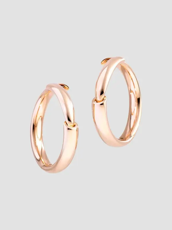 Vhernier Calla The One 18k Hoop Earrings
