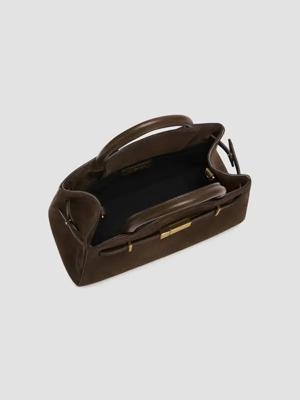 DEMELLIER The Small Hudson Suede Top-handle Bag